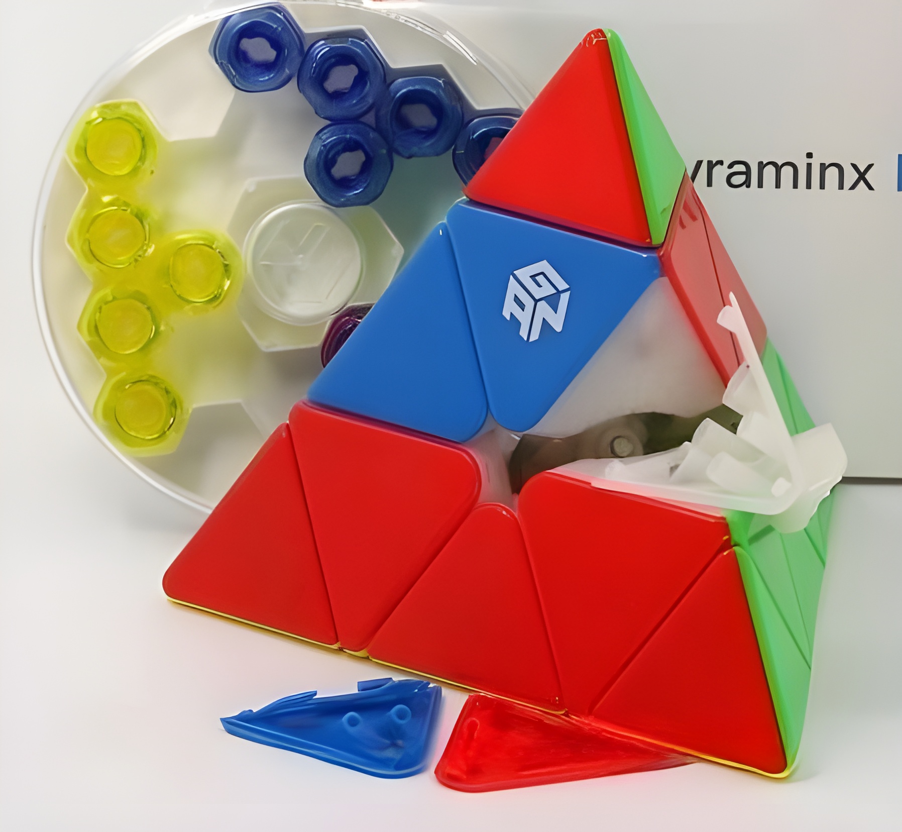 GAN Pyraminx M Enhanced UV | Speed cube | Mcubes India