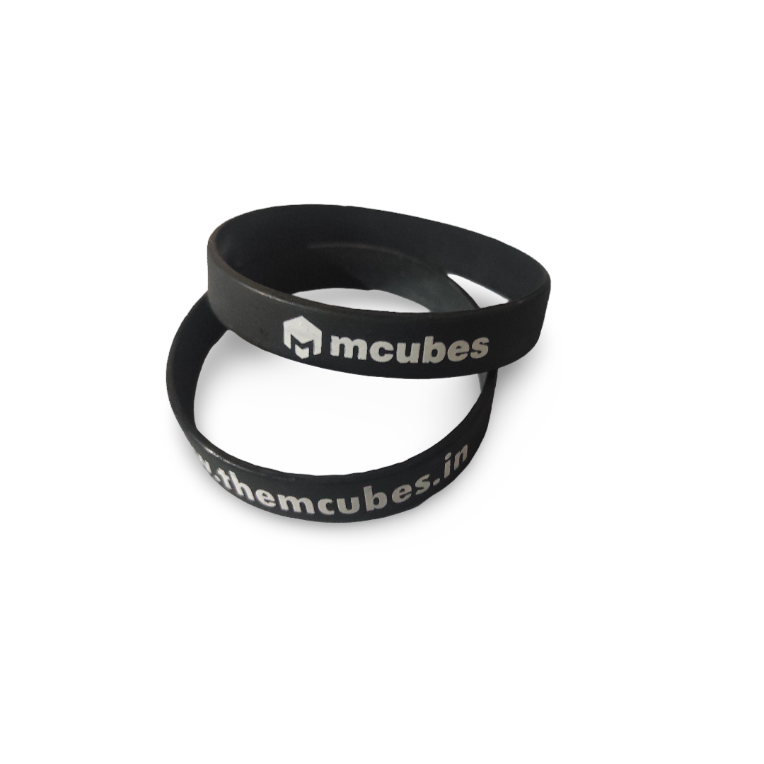 Mcubes India Speed cuber wristband black - Mcubes India